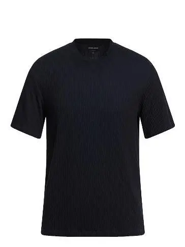 Giorgio Armani T-shirt Midnight Size Viscose, Polyamide, Cashmere, Elastane - Blue