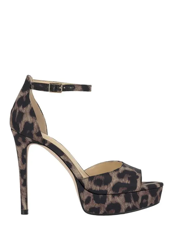 Vince Camuto Sohilea Leopard Print Platform Heels - Safari Leopard