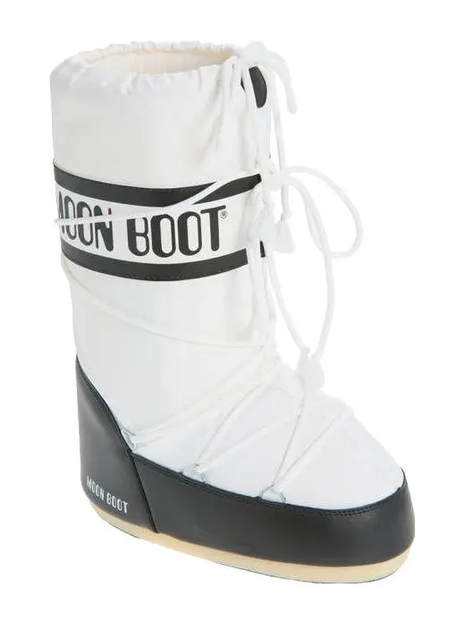 MOON BOOT® Icon Boots - Black/white