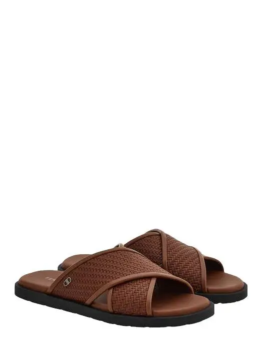 FERRAGAMO Brise 2 Slide Sandal - Midbrown Midbrown Midbrown