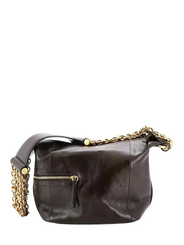 Chloé Multi Chain Camera Bag Leather Small - Brown