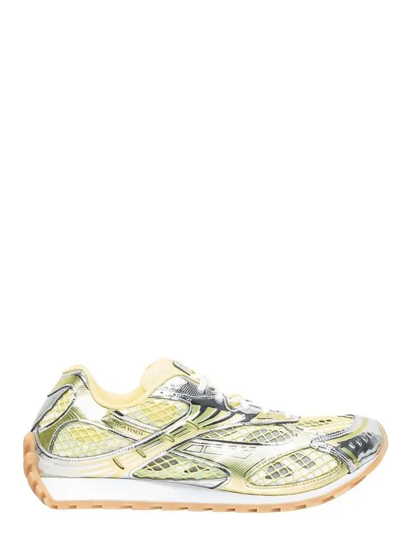 Bottega Veneta Orbitin Sneakers - Sherbert/silver