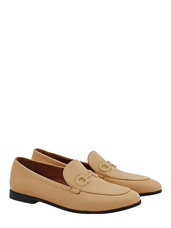 FERRAGAMO Loafer Flats - Dark Rose