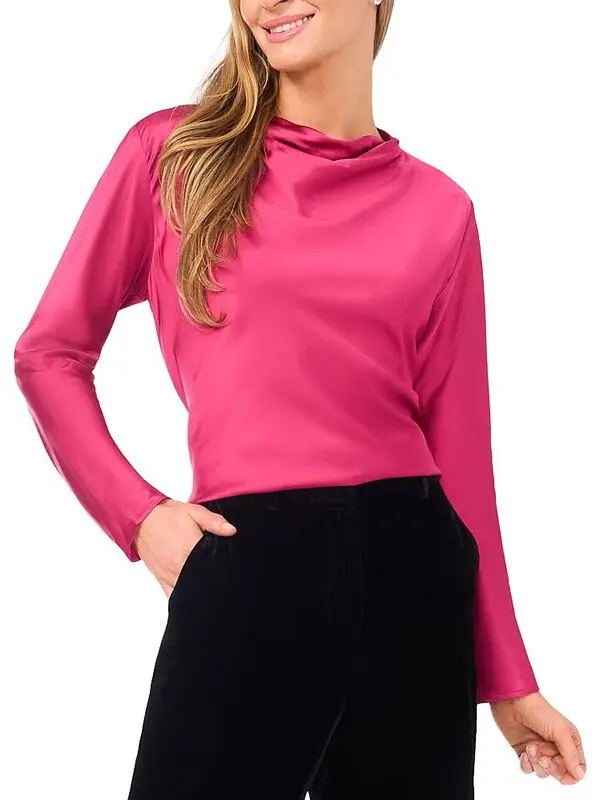 Ted Baker London High Neck Blouse - Sangria