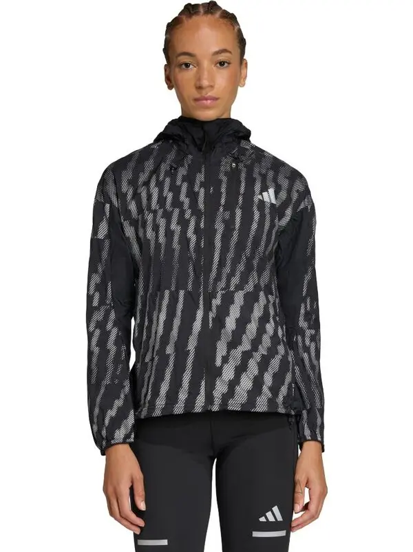 Adidas Adi365 Running Reflective Jacket - Black / Reflective Silver