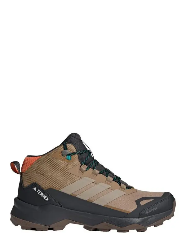 Adidas Terrex Skychaser Ax5 Mid Gore-tex Hiking Shoes - Cardboard / Blanch Cargo / Semi Impact Orange