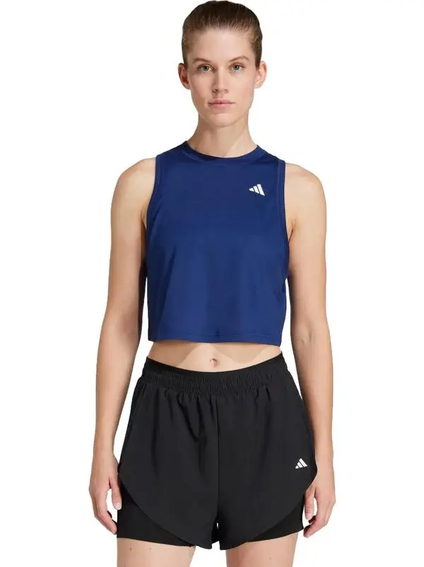 Adidas Train Essentials Boxy Tank Top - Dark Blue