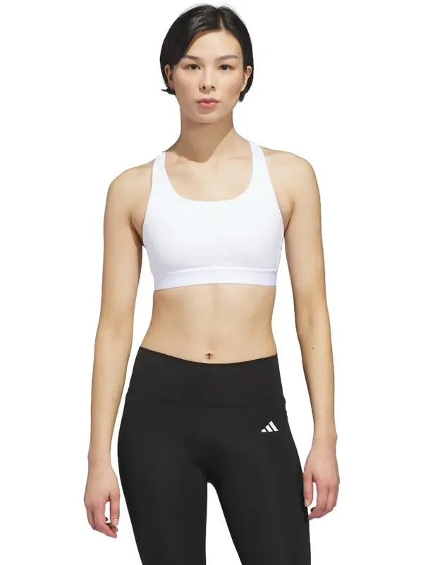 Adidas Techfit Medium-support Bra - White / White