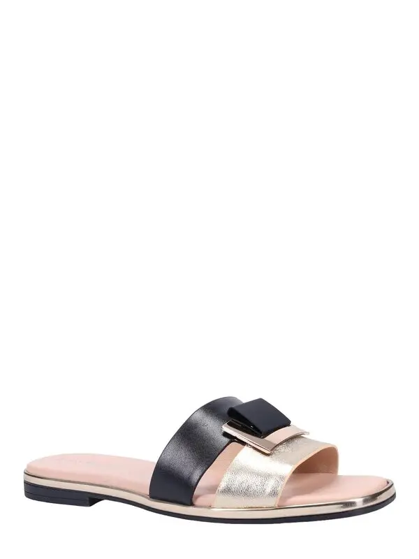 Ron White Valinda Slide Sandal - Onyx