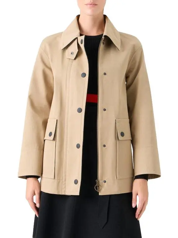 Akris Water-resistant Techno Jacket - Beige-black-red
