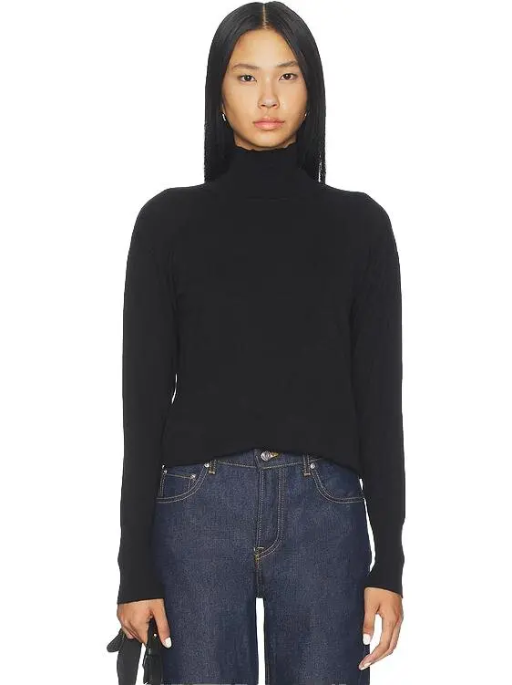 ALL THE WAYS Clarke Turtleneck Sweater - Black