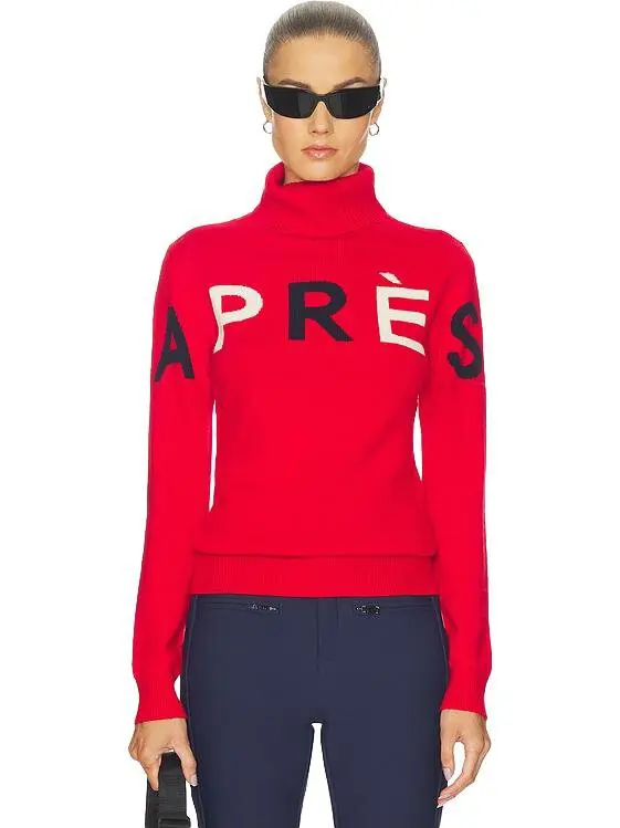 Perfect Moment Apres Sweater Ii - Red