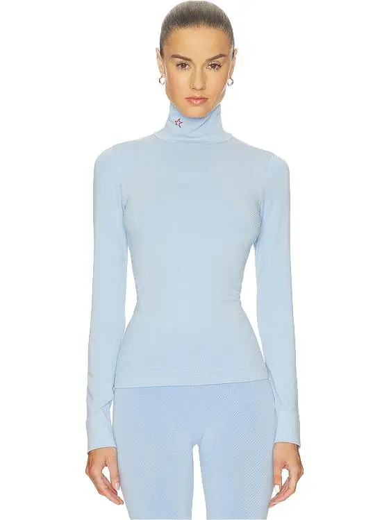 Perfect Moment Perfect Thermal Rollneck - Bluebird Blue