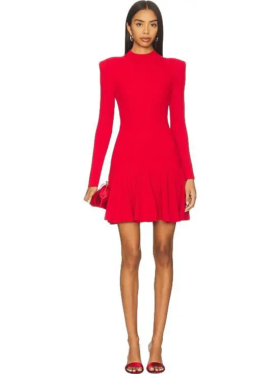 Retrofete Sydonie Knit Dress - Metallic Fiery Red
