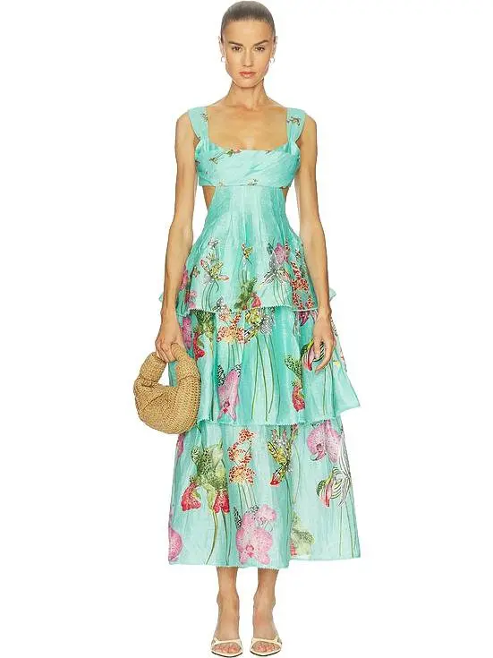 LA FUORI Dress - Botanical Oasis