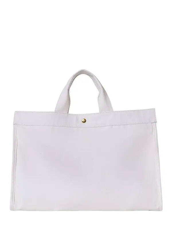 THE ROW Sisal Shopper In Cotton - Optical White