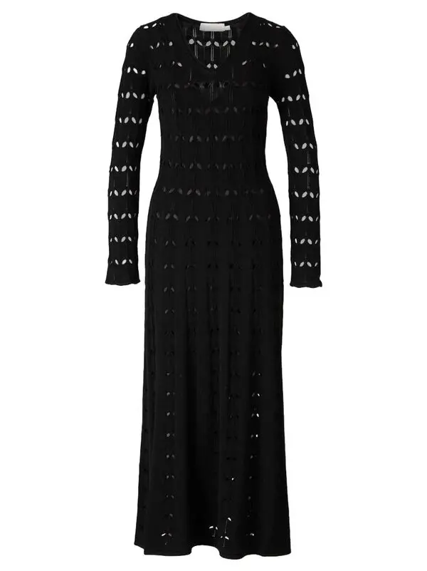 Zimmermann Midi Cut-out Dress - Black