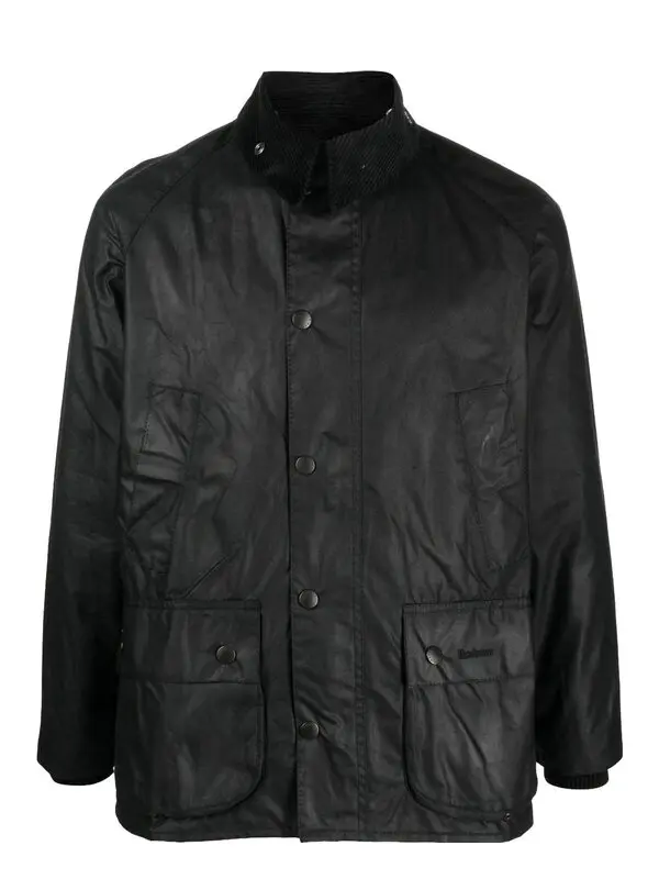 Barbour Bedale Waxed Cotton Jacket - Black