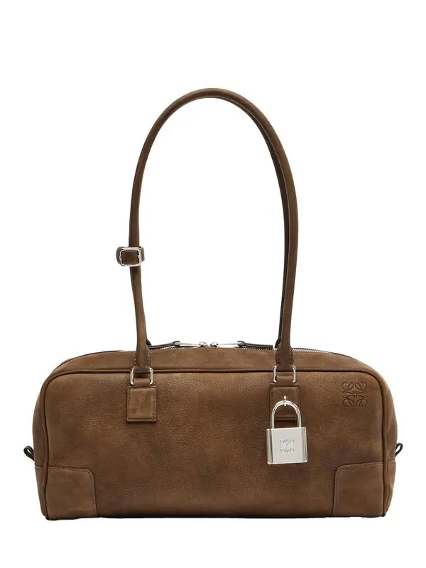 Loewe Amazona 31 Leather Shoulder Bag - Brown