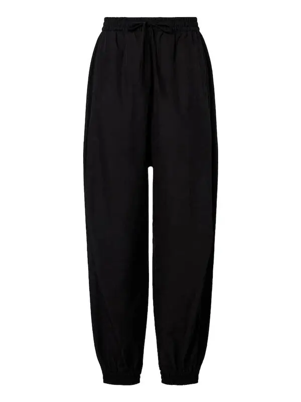 RÓHE Barrel-leg Pants - Black