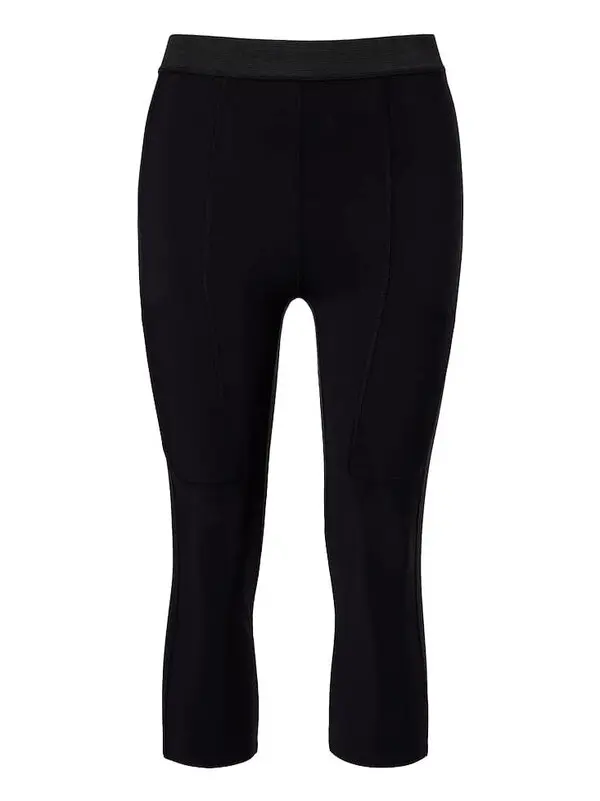 Coperni Jersey Capri Pants - Black