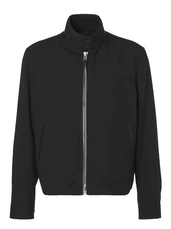 TOM FORD Wool, Cashmere, And Silk Jacket - Black