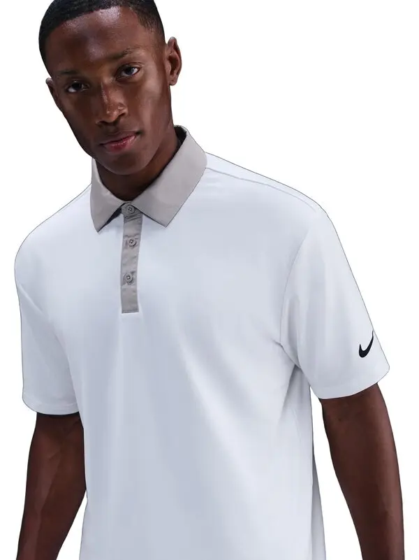 Nike Tour Dri-fit Golf Polo - White