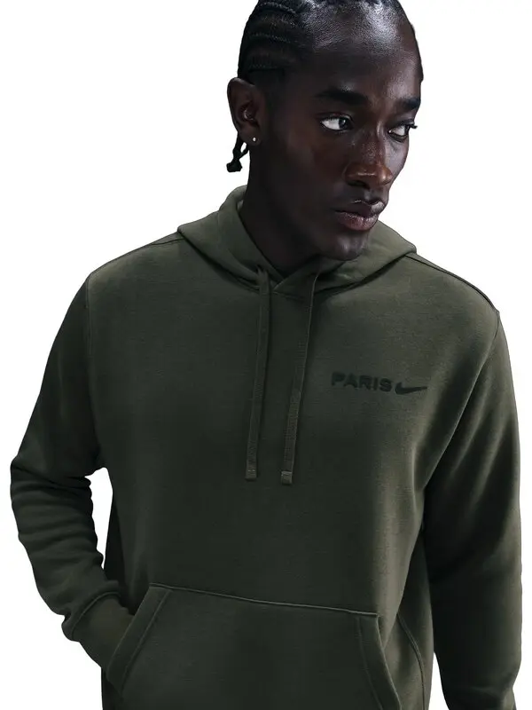 Nike Paris Saint-germain Club Fleece Pullover Hoodie - Green