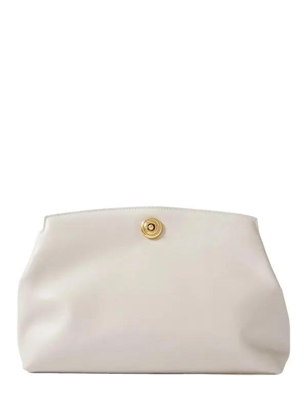 LIFFNER Leather Clutch - Neutrals