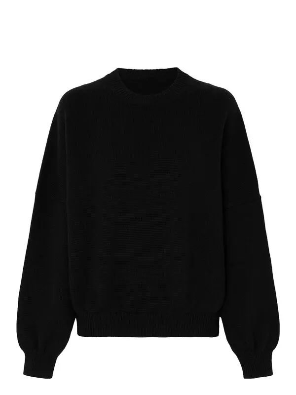 Khaite Margaux Cashmere Sweater - Black