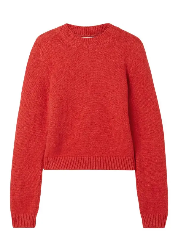Khaite Leta Cashmere Sweater - Red