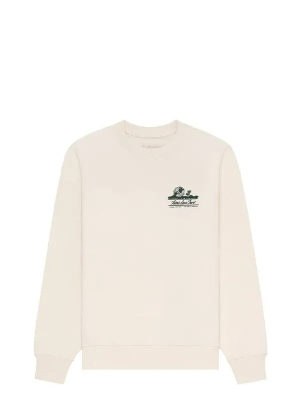Aimé Leon Dore Unisphere Crewneck Sweatshirt - Cream