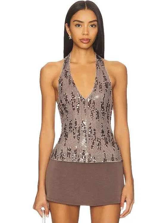 Superdown Vivian Top - Grey
