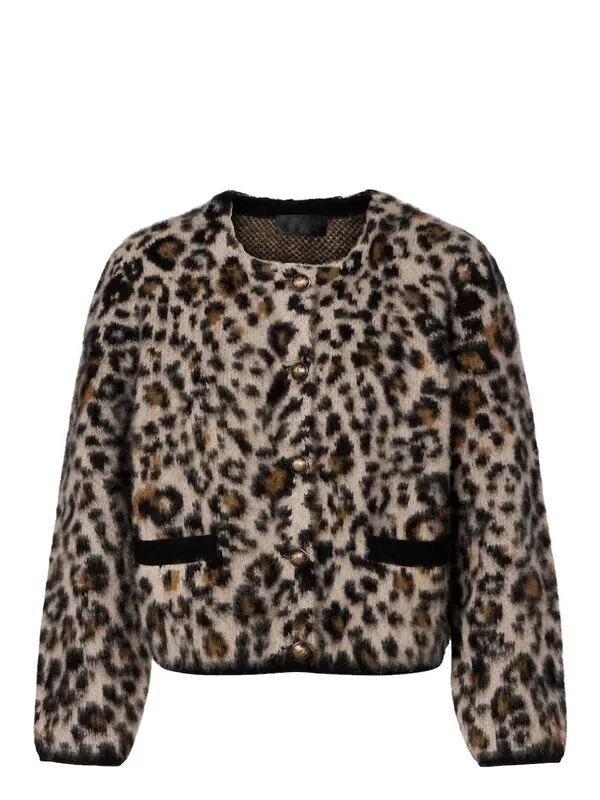 NILI LOTAN Beyton Cashmere And Silk Cardigan - Multicoloured