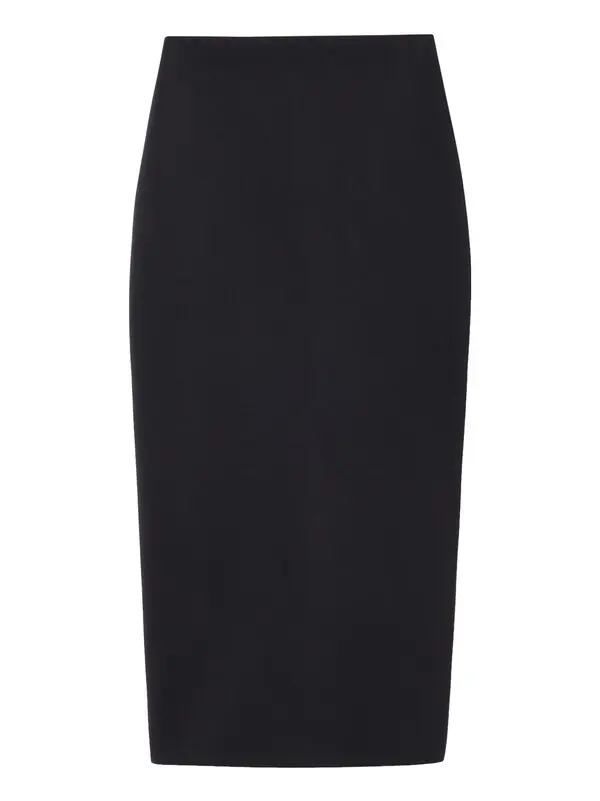 HOUSE OF DAGMAR Stretch Jersey Ankle-length Skirt - Black
