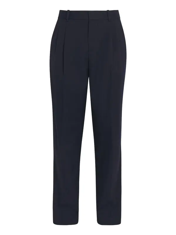 Simkhai Bramble Straight Tailored Trousers - Navy