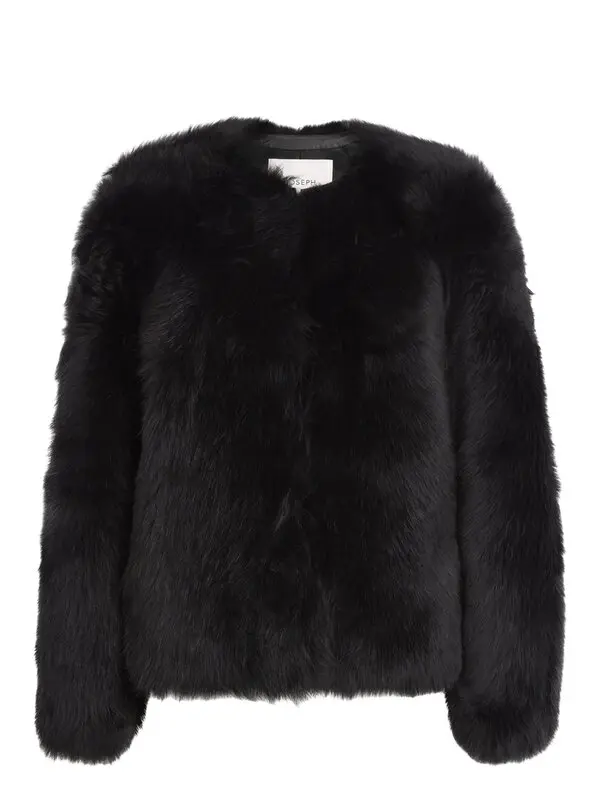 JOSEPH Shearling Gomez Jacket - Black