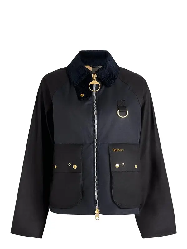 Barbour Waxed Kearton Jacket - Navy