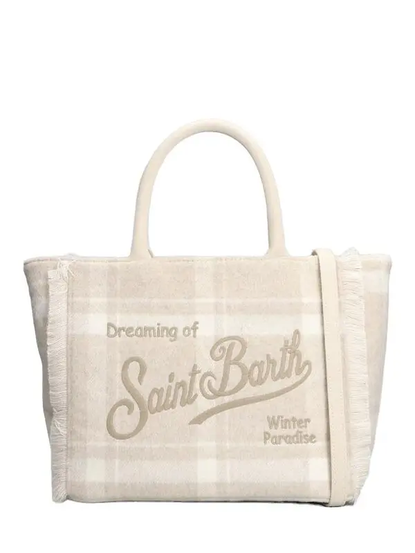 MC2 SAINT BARTH Colette Felt Tote - Beige