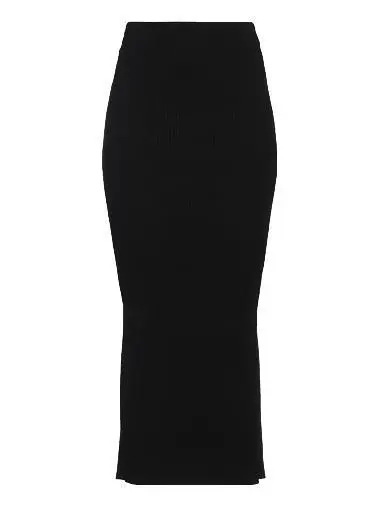 VICOLO Knitted Maxi Skirt - Black