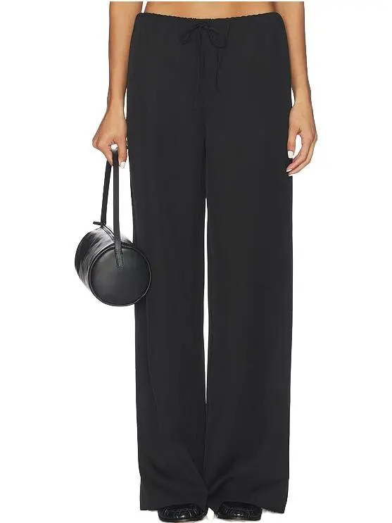 ALL THE WAYS Louisa Drawstring Pant - Black