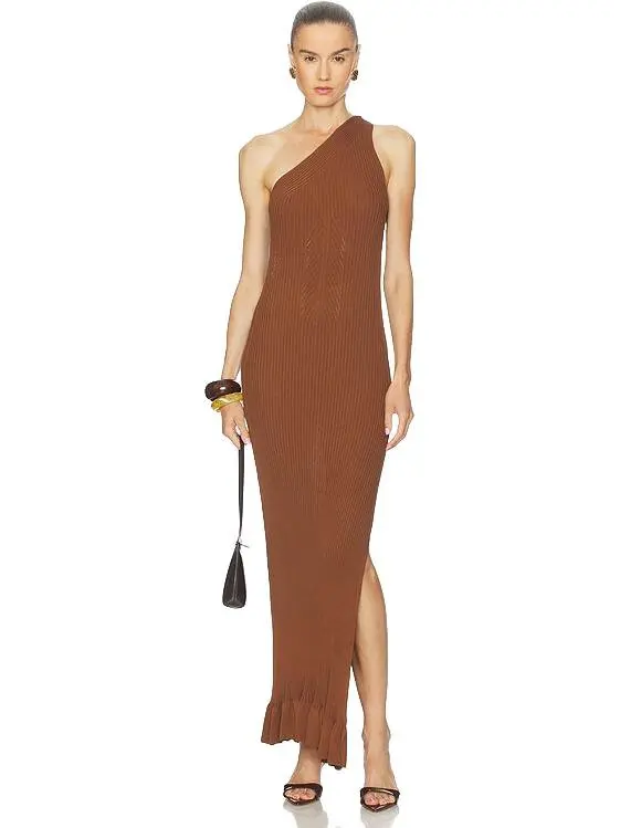 CASONA La Seductora Dress - Terracota