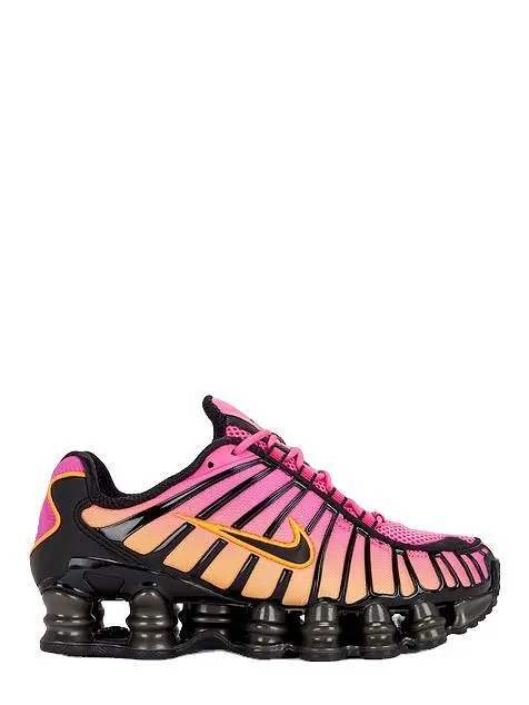 Nike Shox Tl Fade Sneakers - Pinksicle  Total Orange & Metallic Black