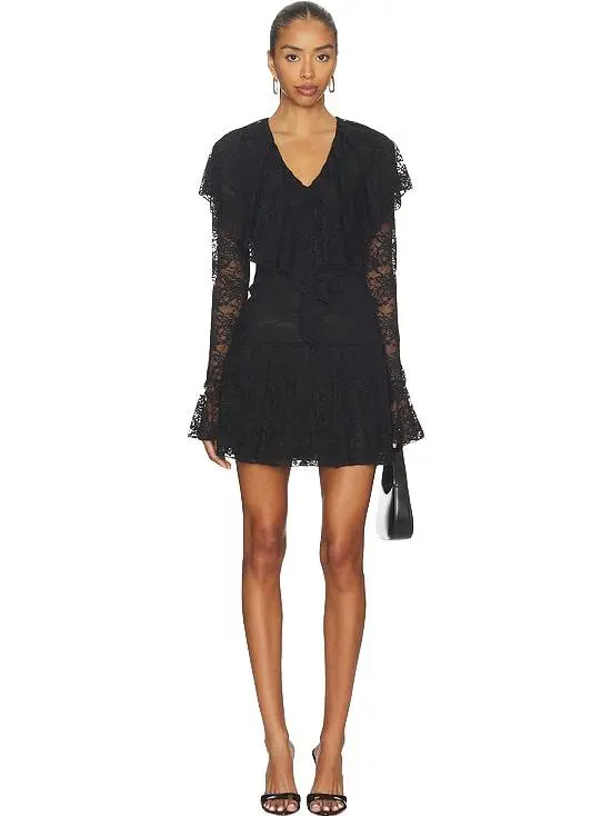 MORE TO COME Arli Mini Dress - Black