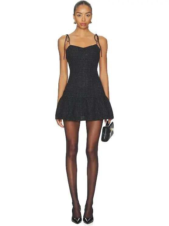 MORE TO COME Niccola Mini Dress - Black
