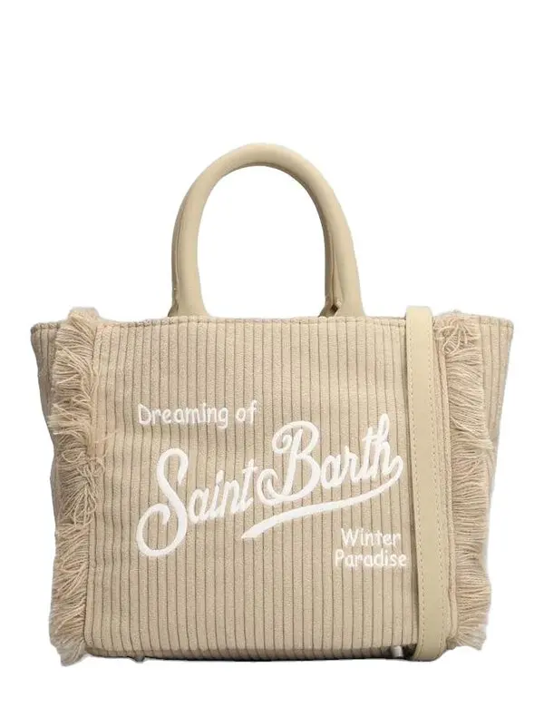 MC2 SAINT BARTH Colette Corduroy Tote - Beige