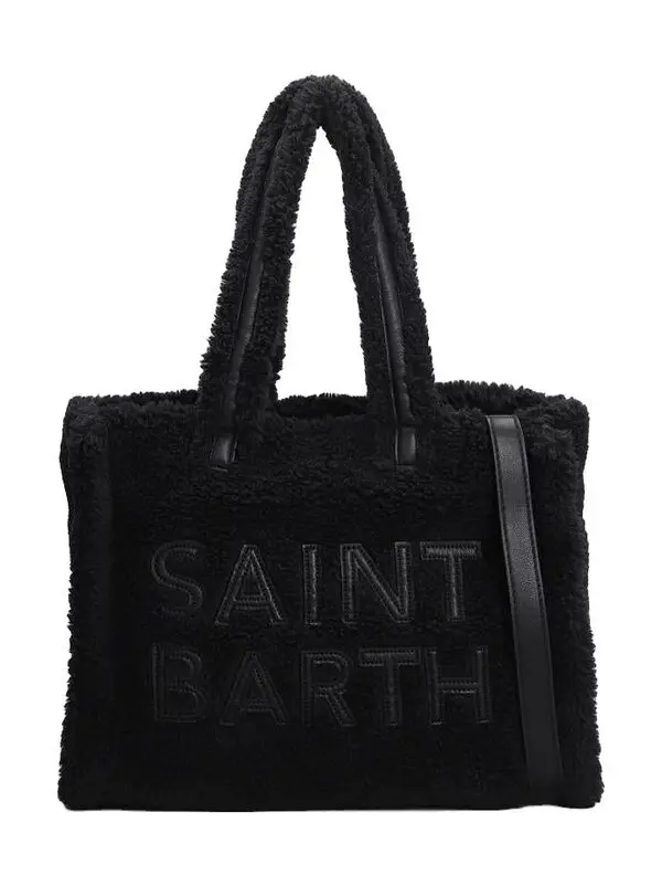 MC2 SAINT BARTH Colette Teddy Tote - Black