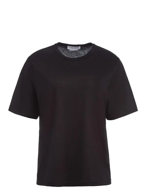 Gabriela Hearst Kirby T-shirt In Cashmere - Black