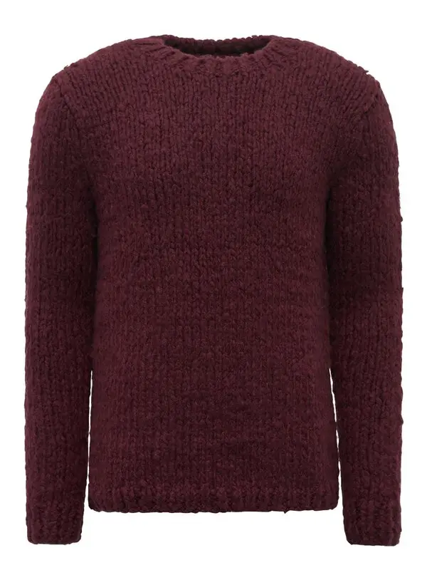 Gabriela Hearst Lawrence Cashmere Knit Sweater - Bordeaux