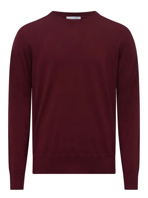 Gabriela Hearst Palco Knit Sweater - Bordeaux